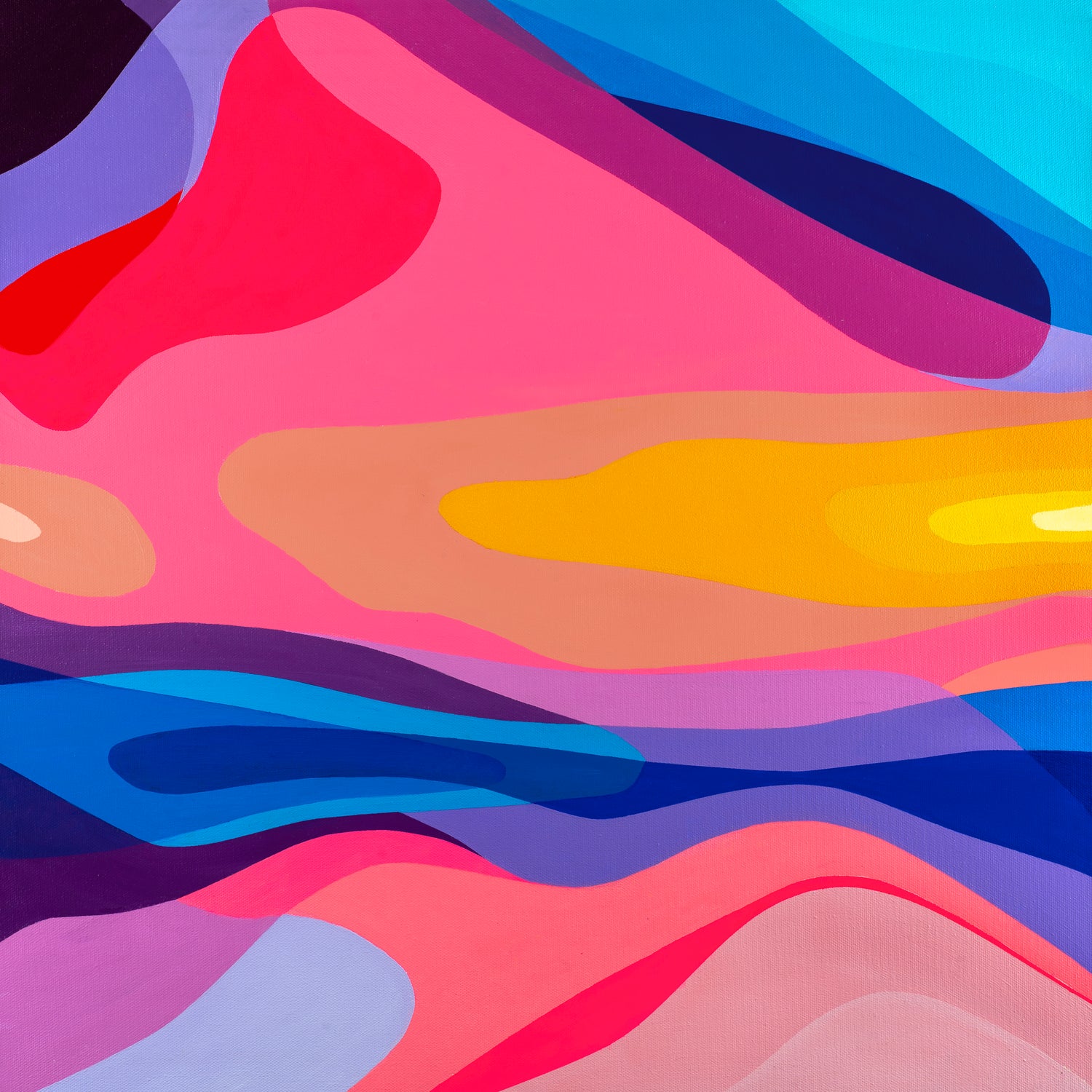 Contours & Currents: Recent Works by Edward Acosta – gallerynorth